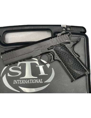 Pistolet STI TACTICAL 5" Single Stack 1911 calibre 9x19 - Armurerie de ...