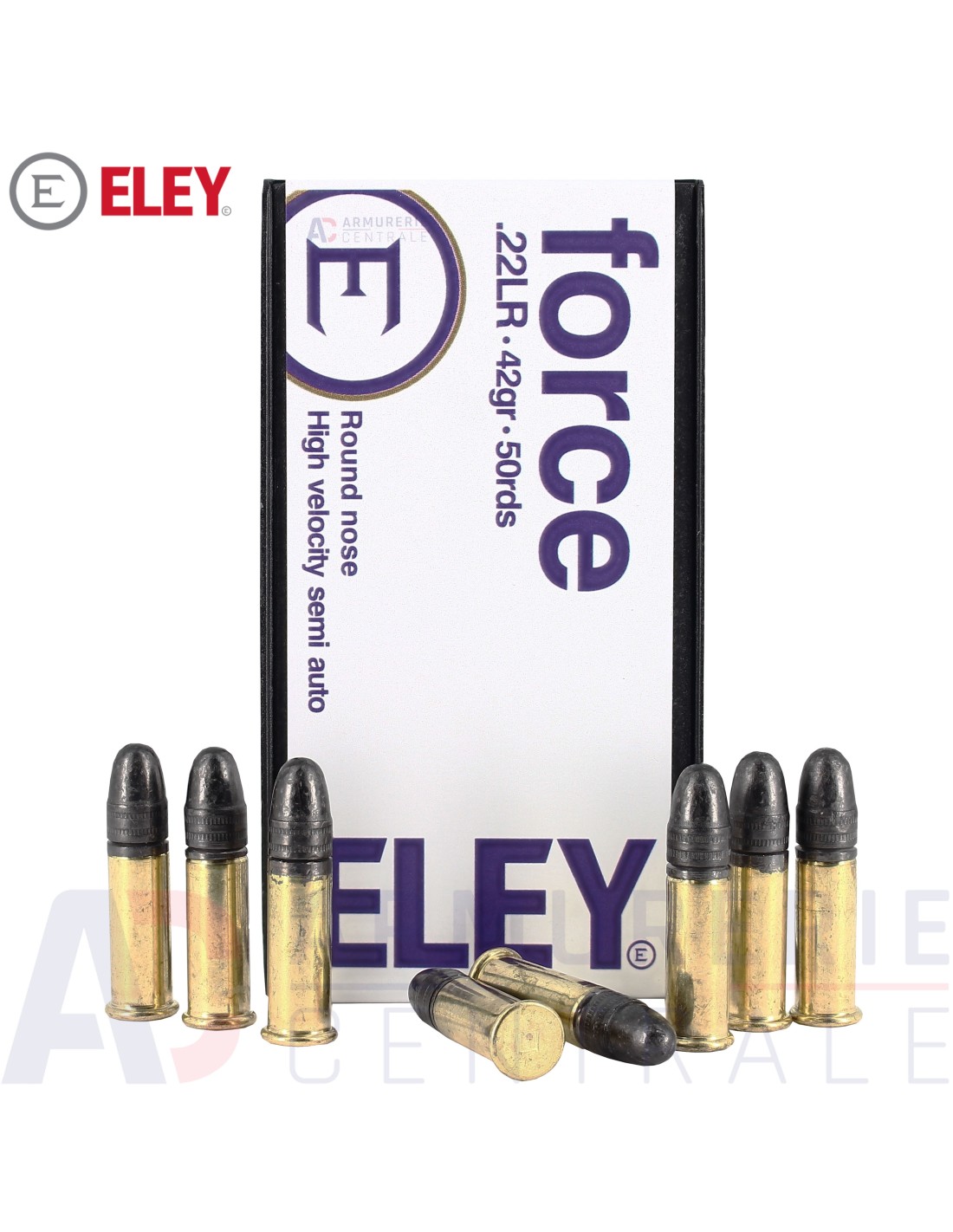 MUNITIONS ELEY CAL 22LR FORCE - Armurerie de la Bourse