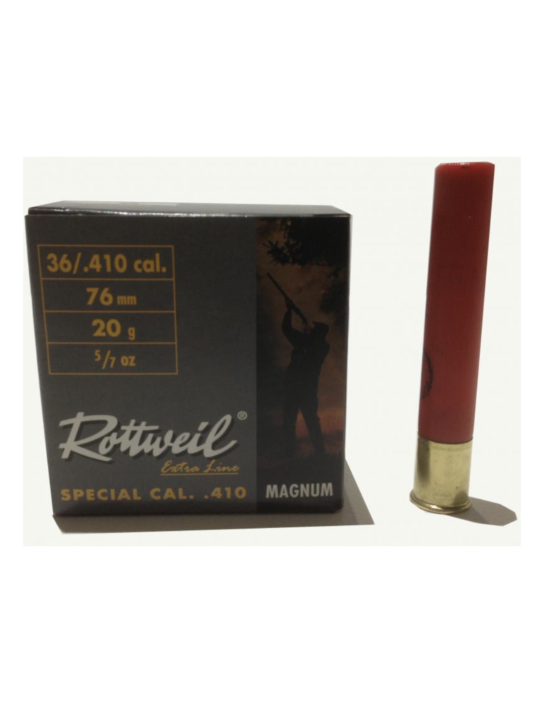 MUNITIONS ROTTWEIL CAL 410MAG SPECIAL 410 MAG N°6 20G BOITE DE 25 - Armurerie de la Bourse