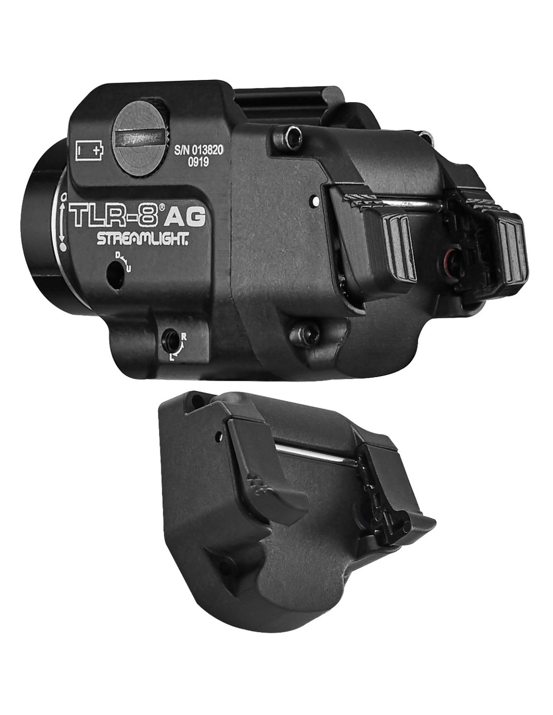 LAMPE TACTIQUE STREAMLIGHT TLR-8AG - AVEC SWITCH HAUT ET BAS - LASER ...