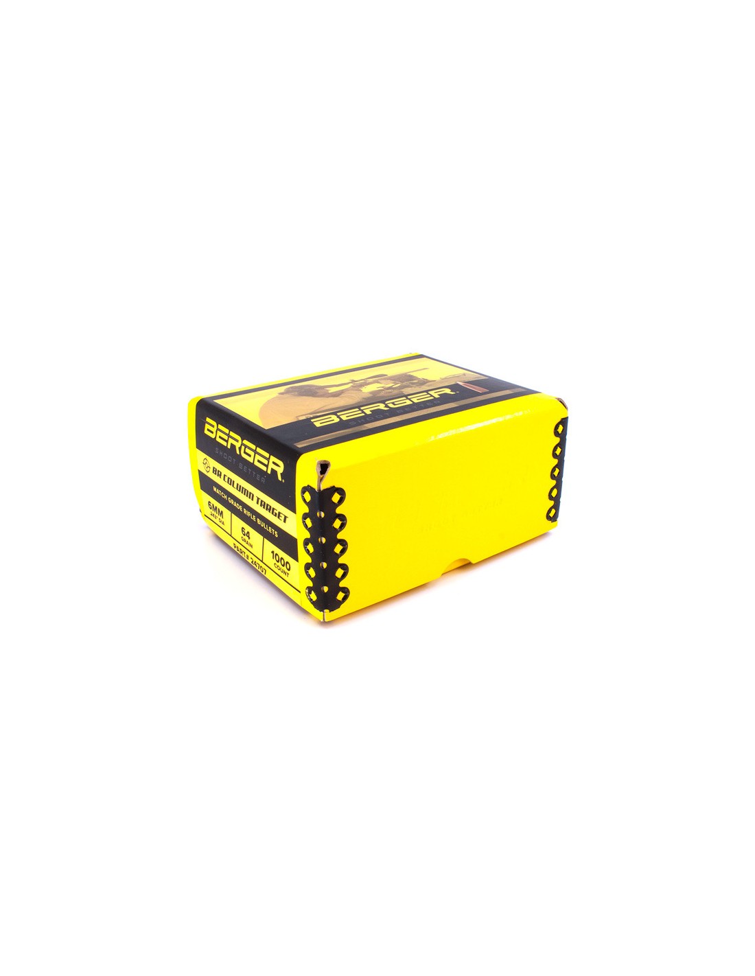 BALLES BERGER 6MM(.243)115G HPBT BULLET (VLD-TGT) BOITE DE 1000 ...