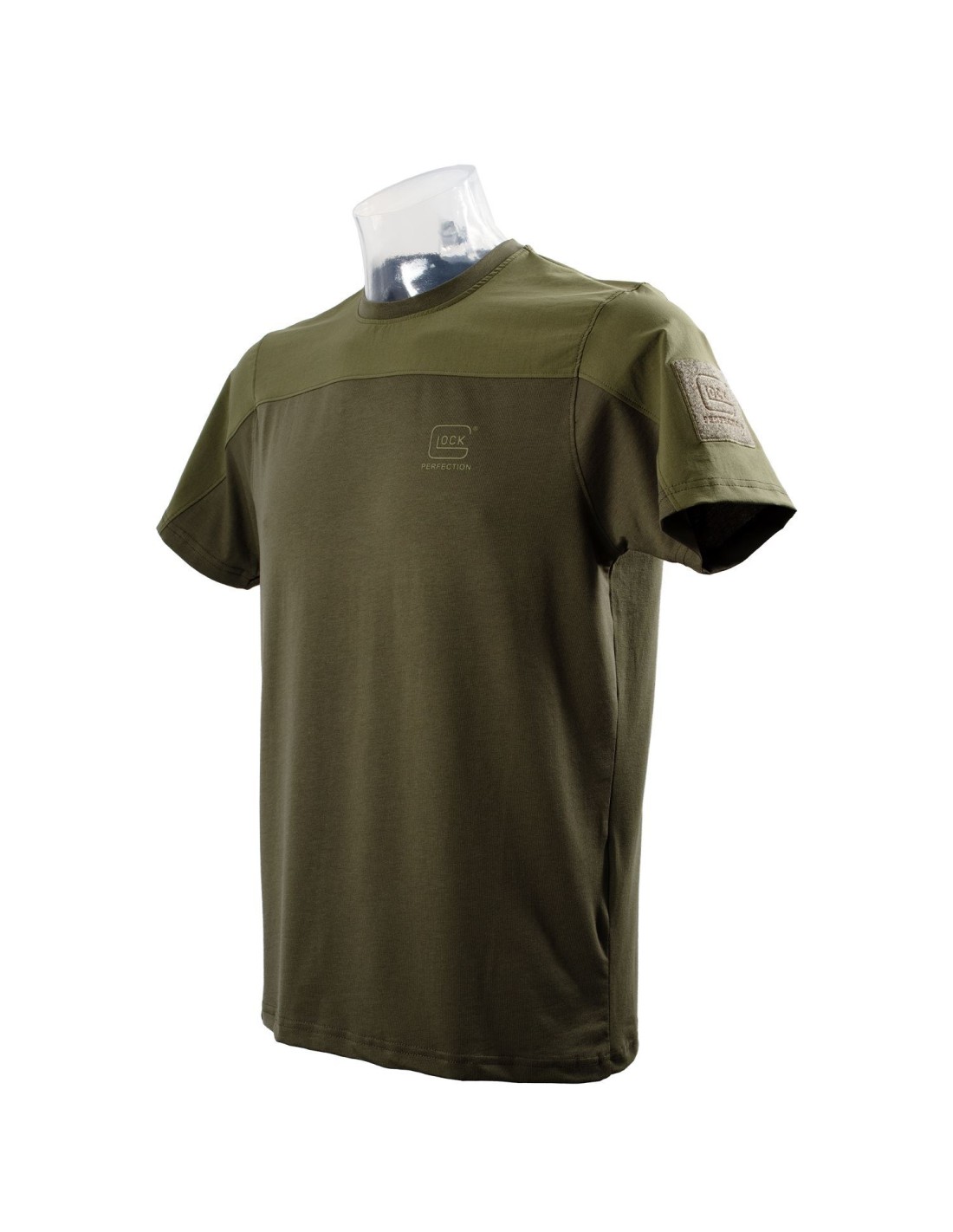 TEE SHIRT GLOCK \"TACTICAL\" MANCHE COURTE OLIVE XS - Armurerie de la ...