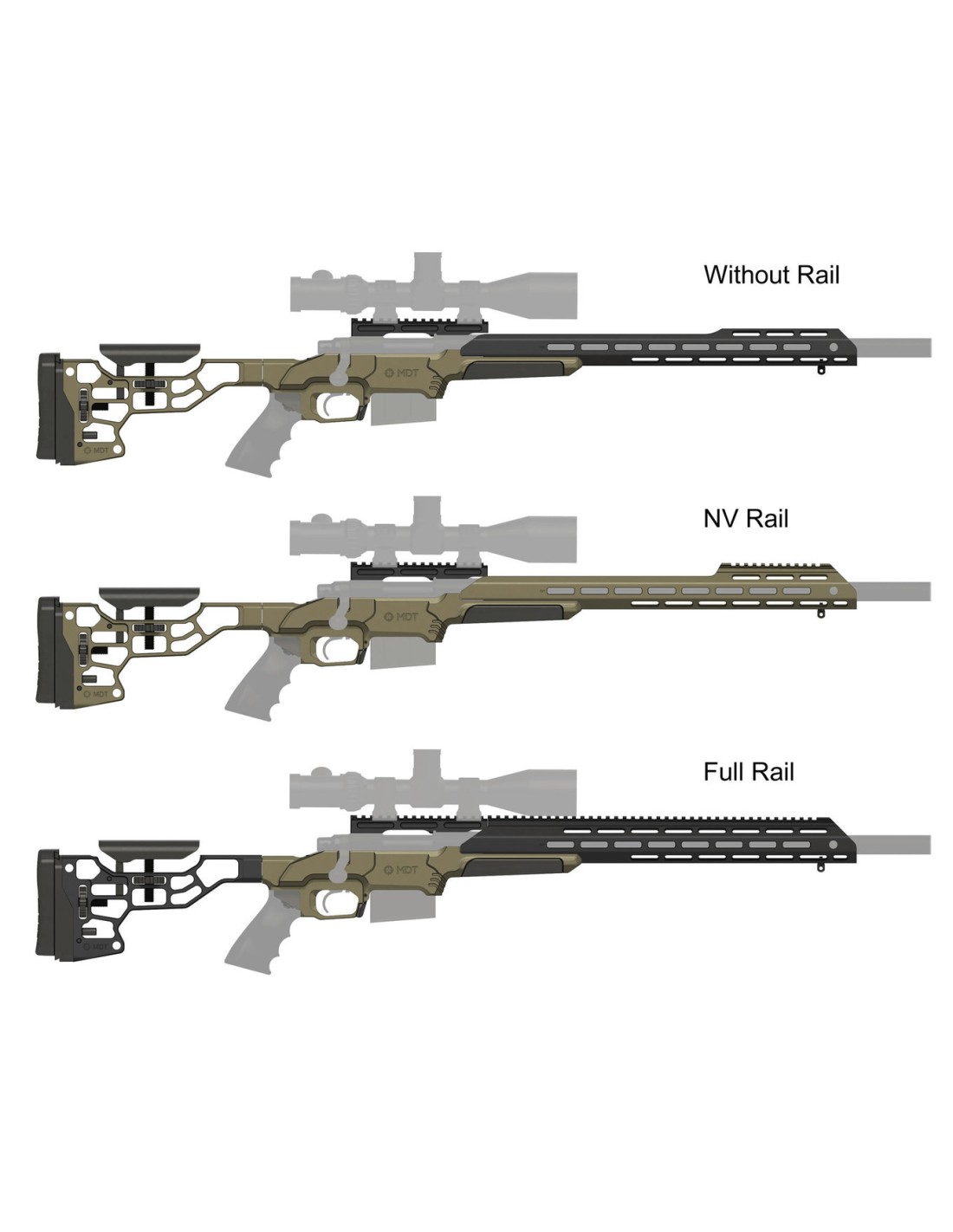 CHASSIS MDT ESS SHORT ACTION HOWA 1500 FDE 102812 - Armurerie de la Bourse
