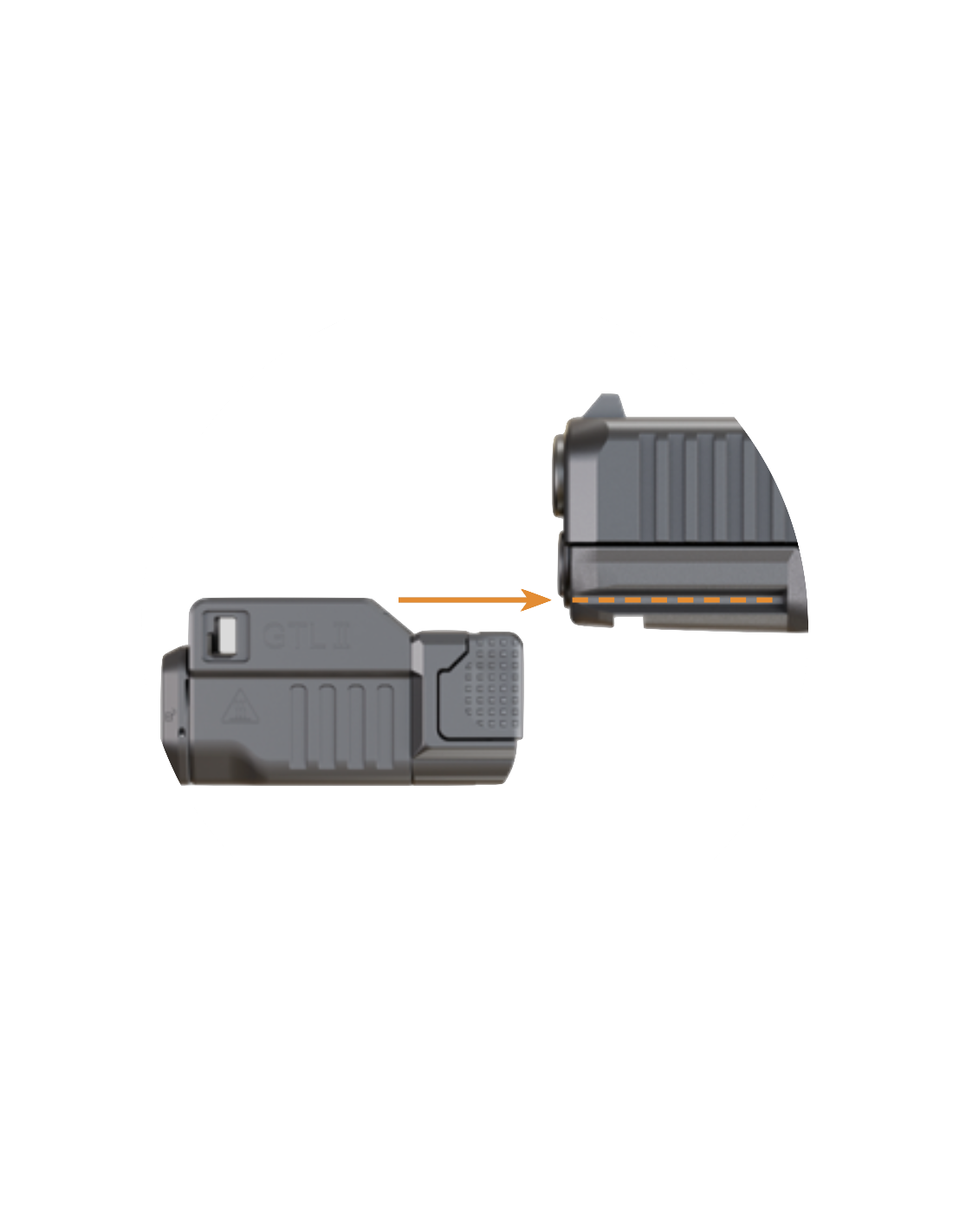 LAMPE GLOCK GTL II LED 01 SET - Armurerie de la Bourse